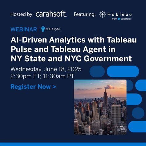 Learn How Tableaupulse And Tableauagent Can Help Your Organization With Data Insights Matthew