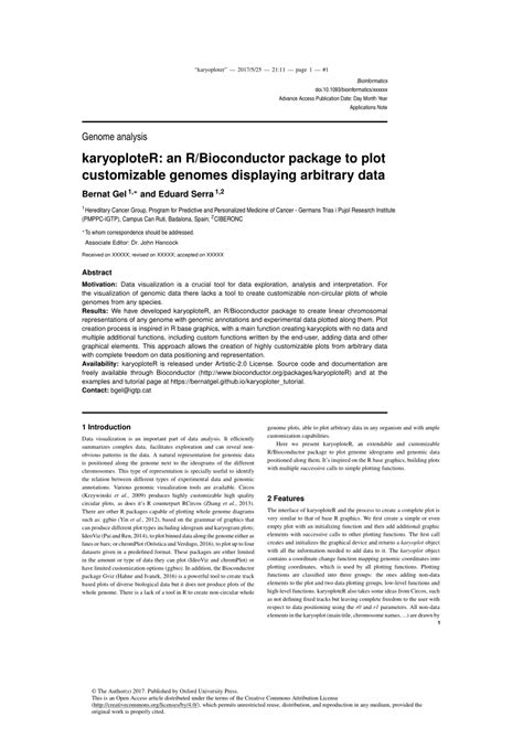 Pdf Karyoploter An R Bioconductor Package To Plot Customizable