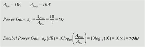 Worked Examples Calculating Decibel Gain Values
