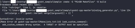 Build Sample With Cmake And C Help Godot Forum