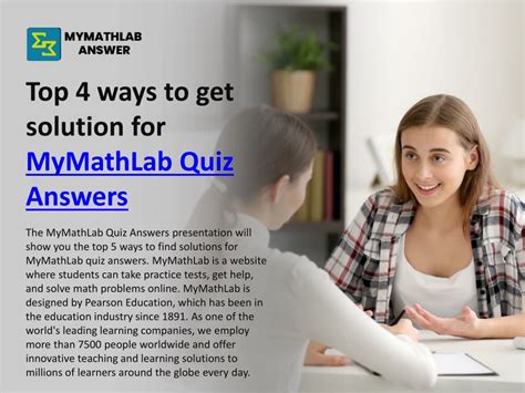 Ppt Top 4 Ways To Get Solution For Mymathlab Quiz Answers Powerpoint Presentation Id 10786540