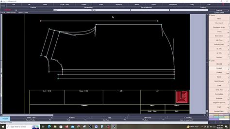 Lectra Modaris Shirt Pattern Part 1 Youtube