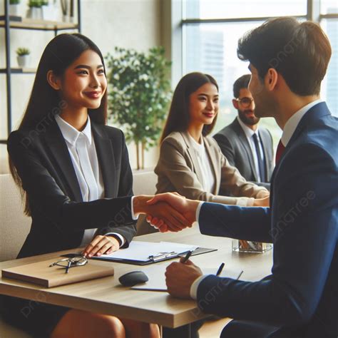 성공적인 면접 직업 인터뷰 취업 지원 회견 배경 일러스트 및 사진 무료 다운로드 Pngtree