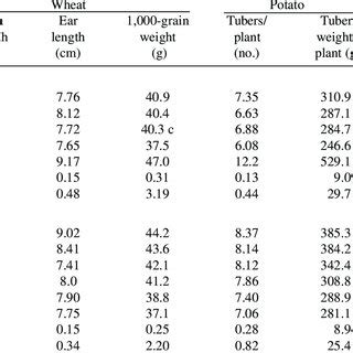 Crop Growth Parameters Under Tree Block Plantations During Different Years Download Scientific