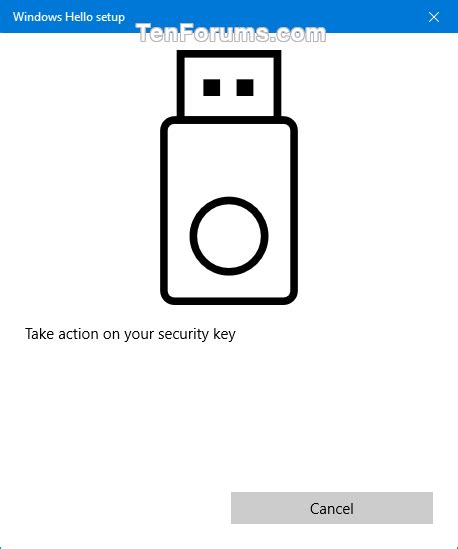 Reset Security Key To Factory Defaults In Windows 10 Tutorials