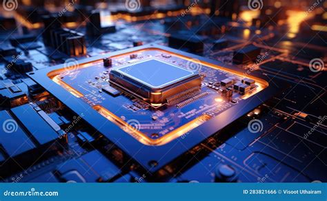 Chatgpt Chipset Processor Concept On Circuit Board Artificial