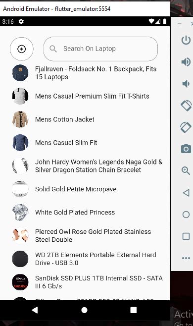 flutter — filtering a list tile data from api in search bar flutter fixes