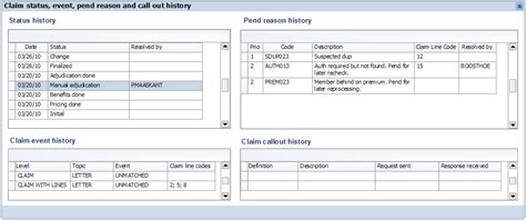 Detail Dialogs Oracle Health Insurance Claims Adjudication And Pricing 3213