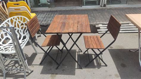 میز و صندلی چوبی تاشومناسب کافه ومنزل در تهران