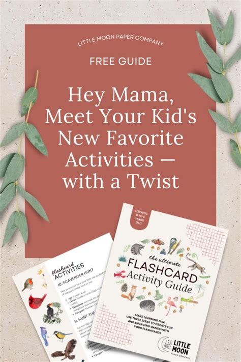 flashcard games activity guide artofit