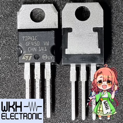 Jual ORIGINAL TIP41 41 TIP 41C TIP41C NPN Transistor TO220 TO 220 AG68 Shopee Indonesia