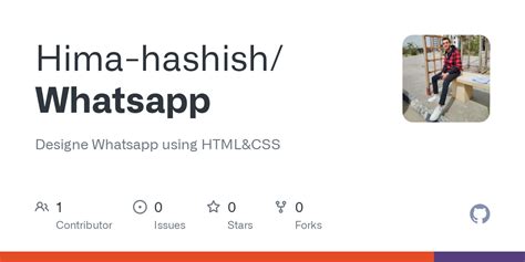 GitHub Hima Hashish Whatsapp Designe Whatsapp Using HTML CSS