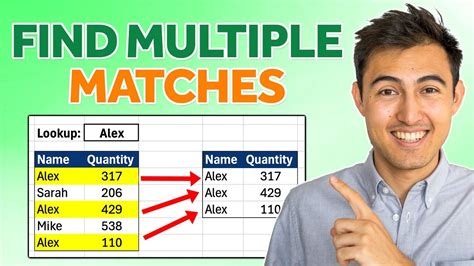 Excel Multi Match Results Beyond Xlookup