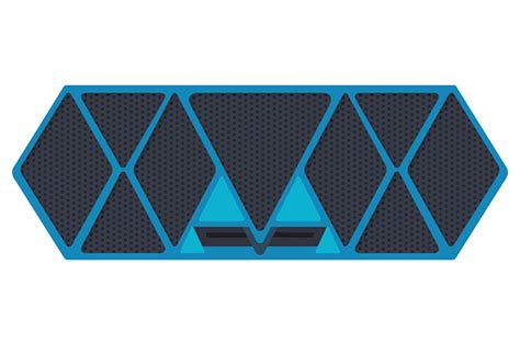 무선 스마트 스피커 아이콘입니다 현대적인 디자인의 음악 홈 시스템 원격 인터넷 연결이 가능한 음성 디지털 장치 스마트 홈을위한 음성 제어 인터페이스가있는 장치 가상 비서에