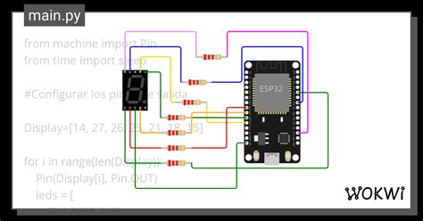 Contador De 0 A 9 Wokwi Esp32 Stm32 Arduino Simulator