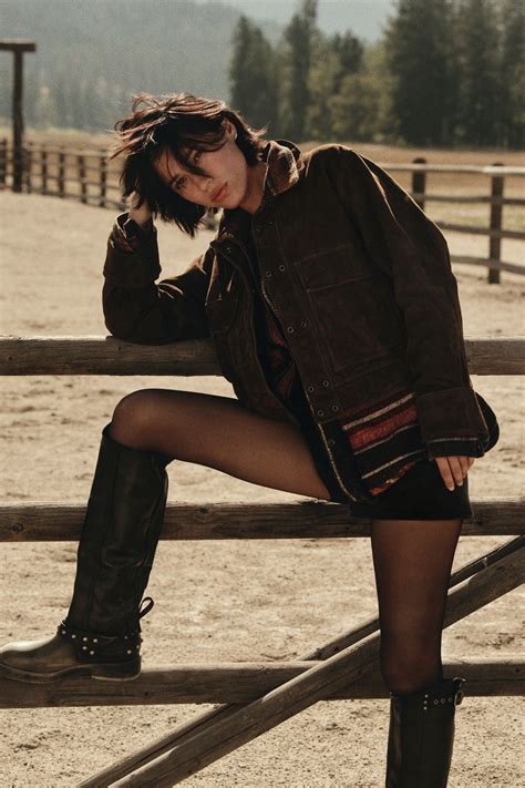 Kelsey Asbille Models Free People X Yellowstone Collection November