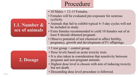 Reproductive Toxicity Studies Tg 421pptx