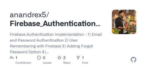 GitHub Anandrex5 Firebase Authentication CompleteApp Firebase