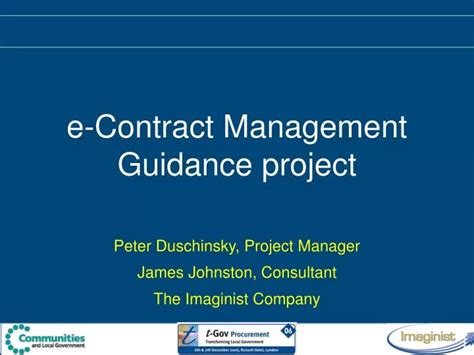 Ppt E Contract Management Guidance Project Powerpoint Presentation