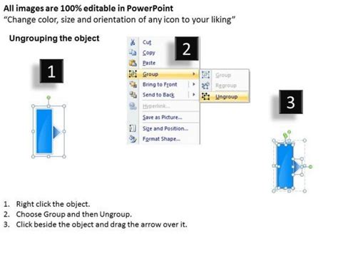 Horizontal Steps Involved Production Process Slides Flow Chart