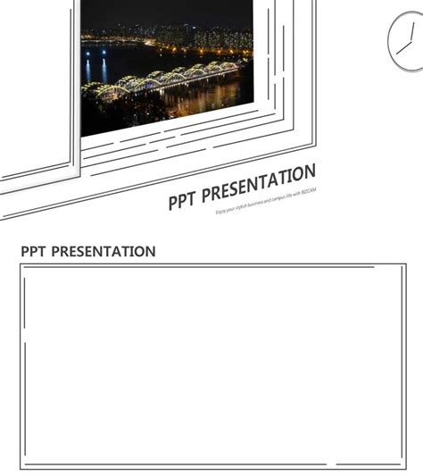선으로 작업해본 스케치 스타일 피피티 양식 Ppt Bizcam