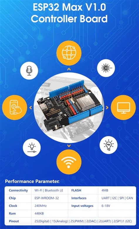Acebott Esp32 4wd Smart Robot Car Kit Compatible With Arduino Qd001