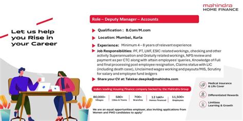 Sarath Babu On Linkedin Were Hiring For Our Accounts Team The Ideal