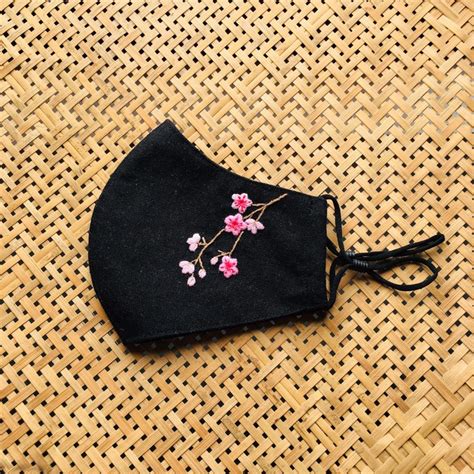 Floral Face Mask Etsy