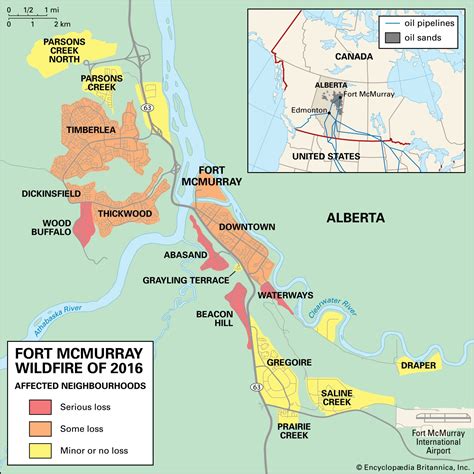 Fort Mcmurray Canada Map And Facts Britannica