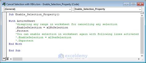 Excel Vba To Cancel Selection 5 Suitable Methods Exceldemy