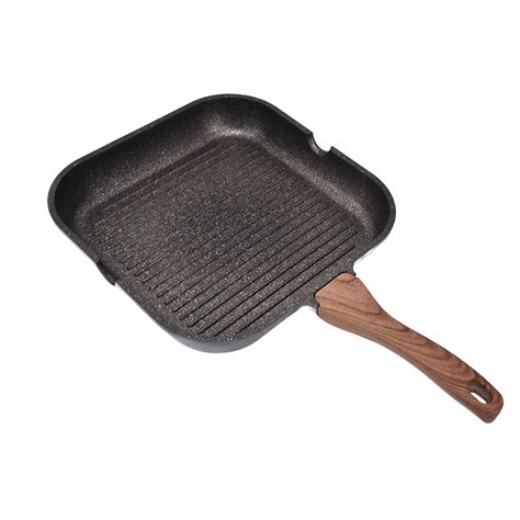 Frying Pan Grill Pan For Stove Aluminum Induction Square Frying Pan Steak Frying Plate Kitchen