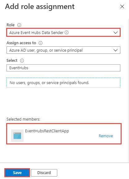 Use Microsoft Entra Authentication To Send Messages To An Event Hub Microsoft Learn
