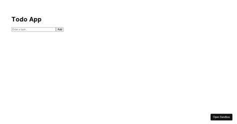 todoapp usereducer codesandbox