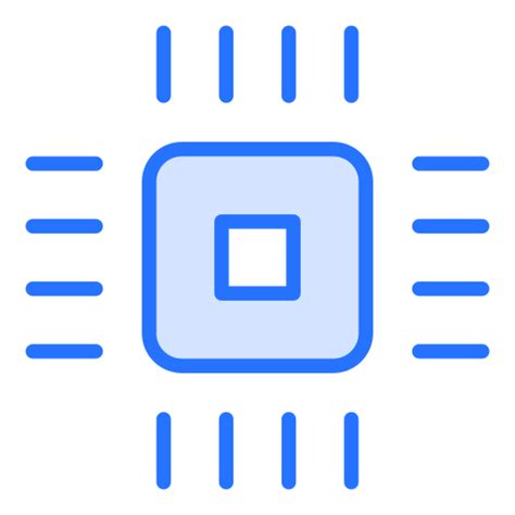 Chip Generic Color Lineal Color Icon