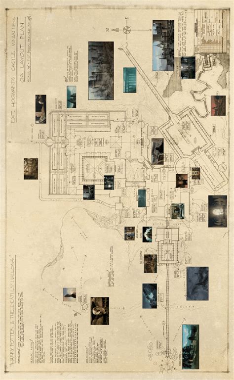 The Blueprint Of The Hogwarts Castle Model Used In Films Download