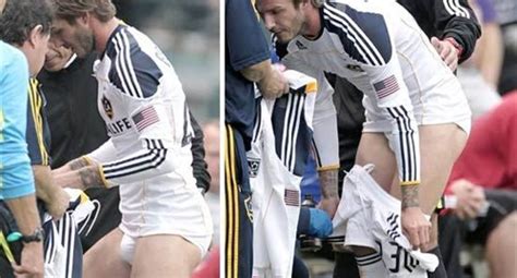 David Beckham Shows Off His Junk