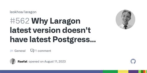 Why Laragon Latest Version Doesnt Have Latest Postgress And Mongodb Versions · Leokhoa