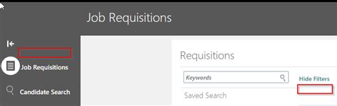 How To Enable Reporting And Advanced Filters In Job Requisitions Under Hiring Page — Cloud