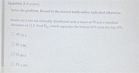 solved question 3 4 points solve the problem round to the