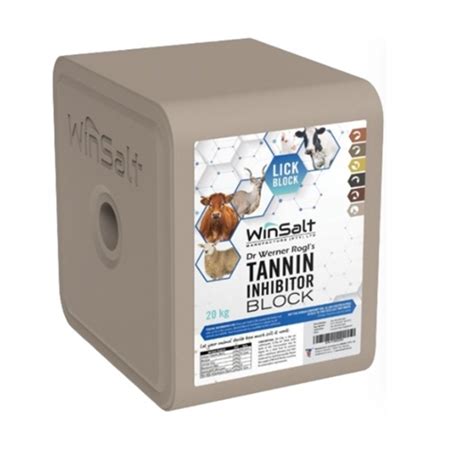 Livestock Block Tannin Inhibitor 10kg Die Handelstak