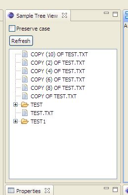 Java Update JFace Treeviewer After Changing The File Directory