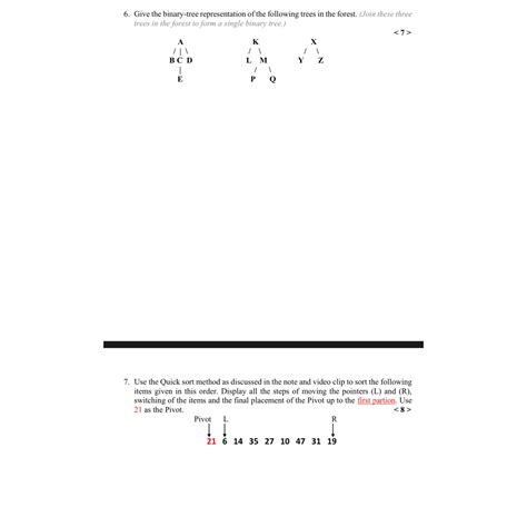 Please Answer Both Questions Give The Binary Tree