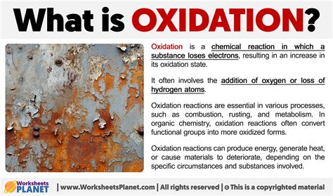 What Is Oxidation