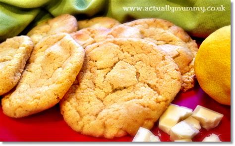 How To Use Up Leftover Egg Yolks Chewy Lemon And White Chocolate Cookies Recipe Actually Mummy