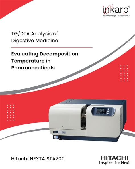 How To Evaluate The Decomposition Temperature Of Your Pharma Samples In
