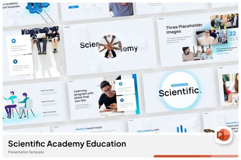 Научное образование Powerpoint Шаблоны презентаций Включая академия и образование Envato