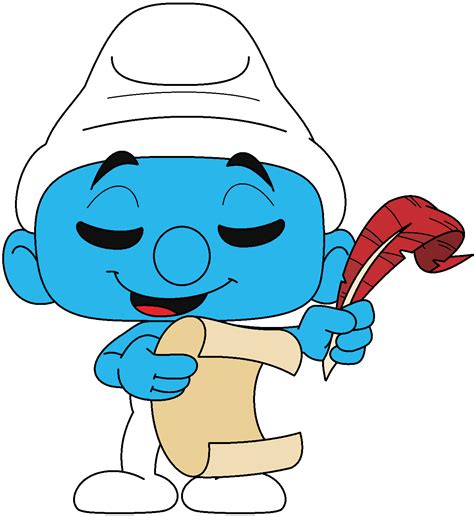 Poet Smurf Funko Pop By Luna Lazuli On Deviantart