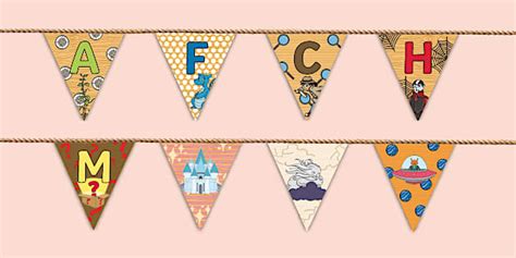 New Story Genre Bunting Display Pack Professor Feito