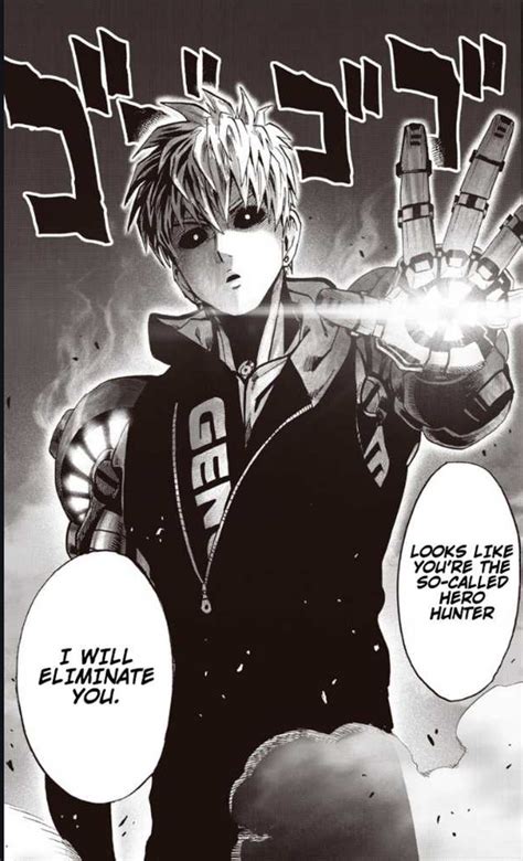 Genos Vs Garou By Murata Chapter 82 Ma Arc Genos One One Punch