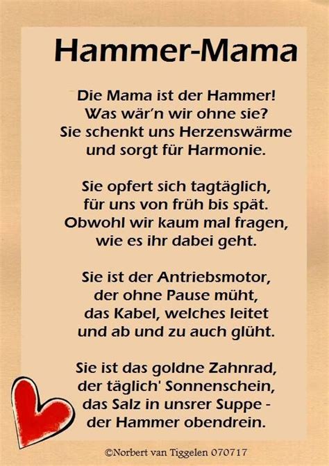 Pin Auf Tiggelen Texte U A Bekannte Schreiber Muttertag Gedicht